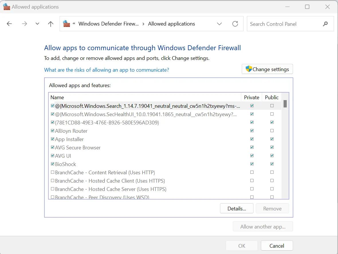 Adding program exceptions to a computer Firewall | SoundTouch® 30 ...