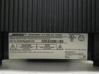 Serial number location | Acoustimass® 6 Series V home theater speaker ...