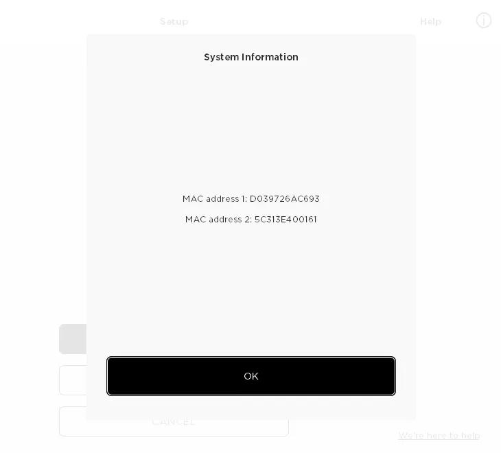 SoundTouch® 30 Series II Wi-Fi® music system | Determining the MAC ...
