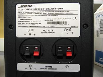 Serial number location | Acoustimass® 3 series V speaker system ...